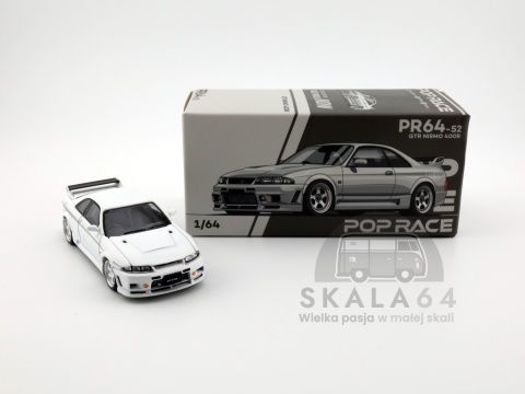 POP RACE PR64-0052 Nissan Skyline GTR GT-R Nismo 400R White PR640052 ...